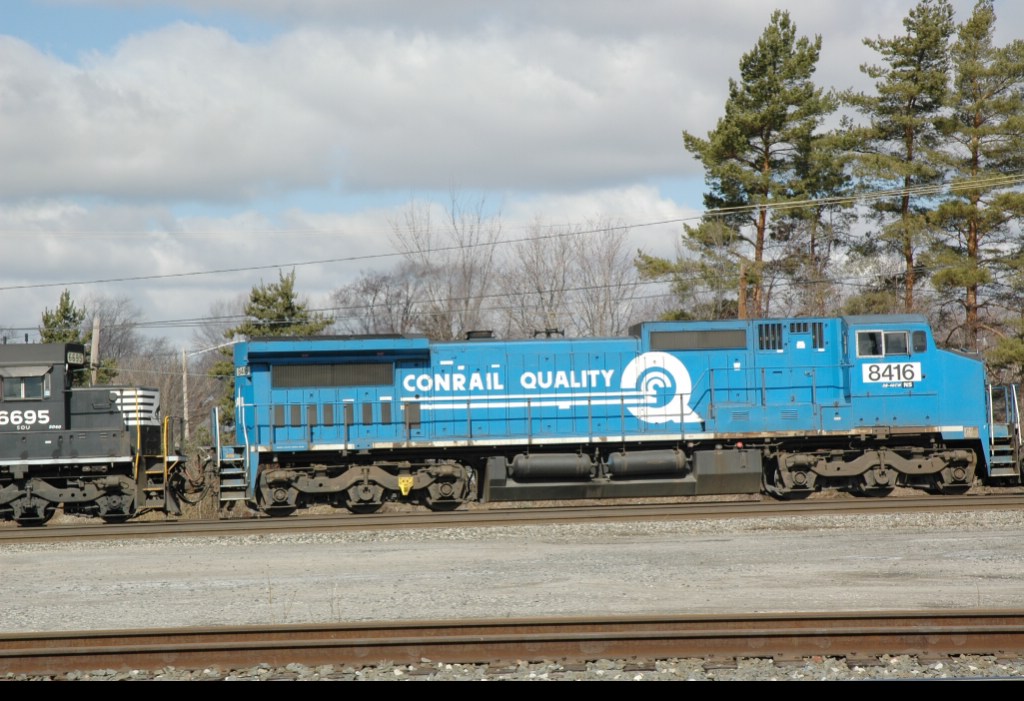 NS 8416 (Ex CR), East on NS